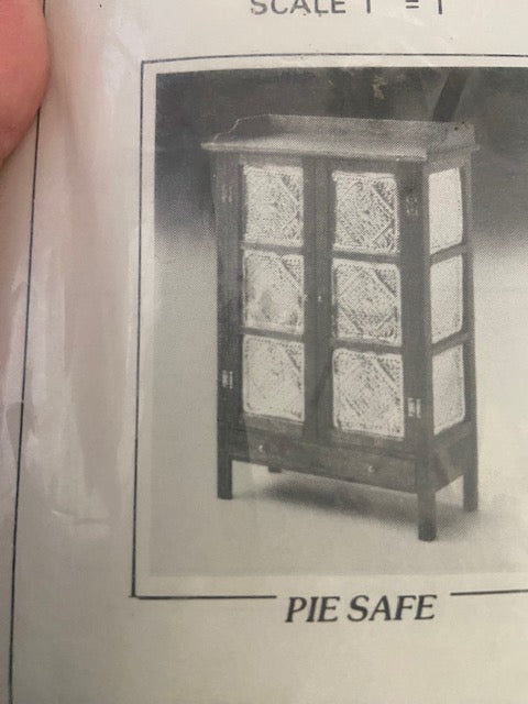 BH Miniatures Pie Safe Kit – Your Dollhouse Miniature Headquarters