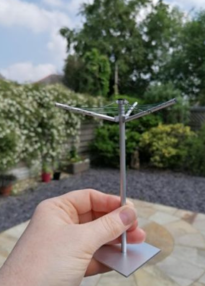 Rotary Drying/Washing Line-handcrafted – Your Dollhouse Miniature ...