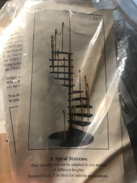 Spiral Staircase – Your Dollhouse Miniature Headquarters