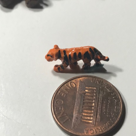 Assorted Handpainted Metal animal figurines – Your Dollhouse Miniature ...