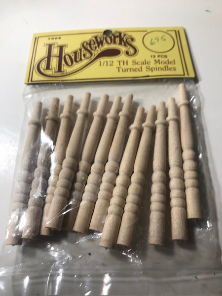 Assorted porch spindles – Your Dollhouse Miniature Headquarters